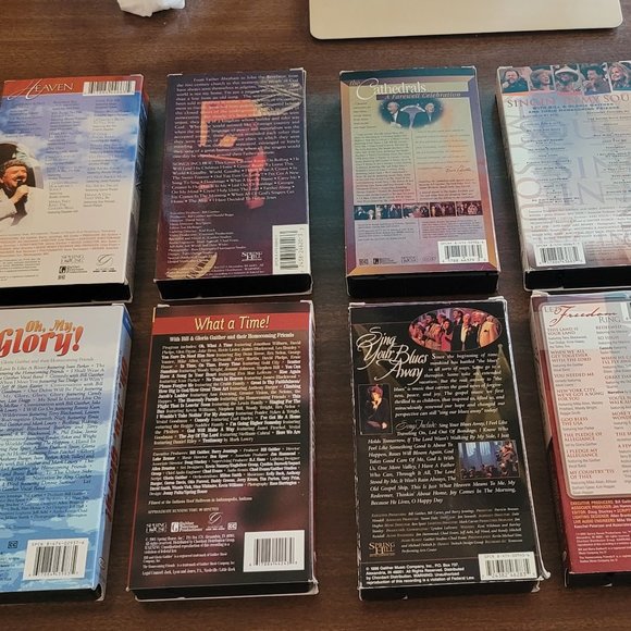 Media | Gaither Collection Set Of 8 Vhs Tapes Gospel Music Musical Sing ...